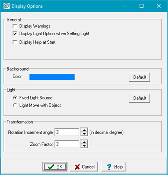 Display Options