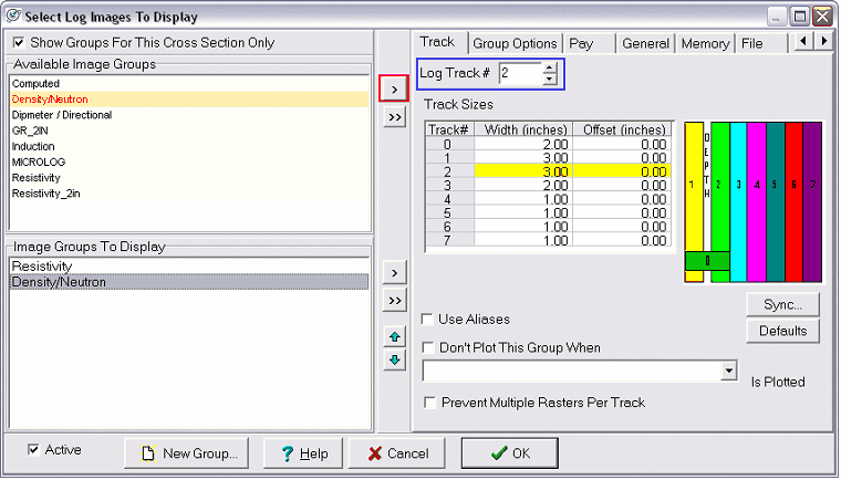How to use Raster Logs