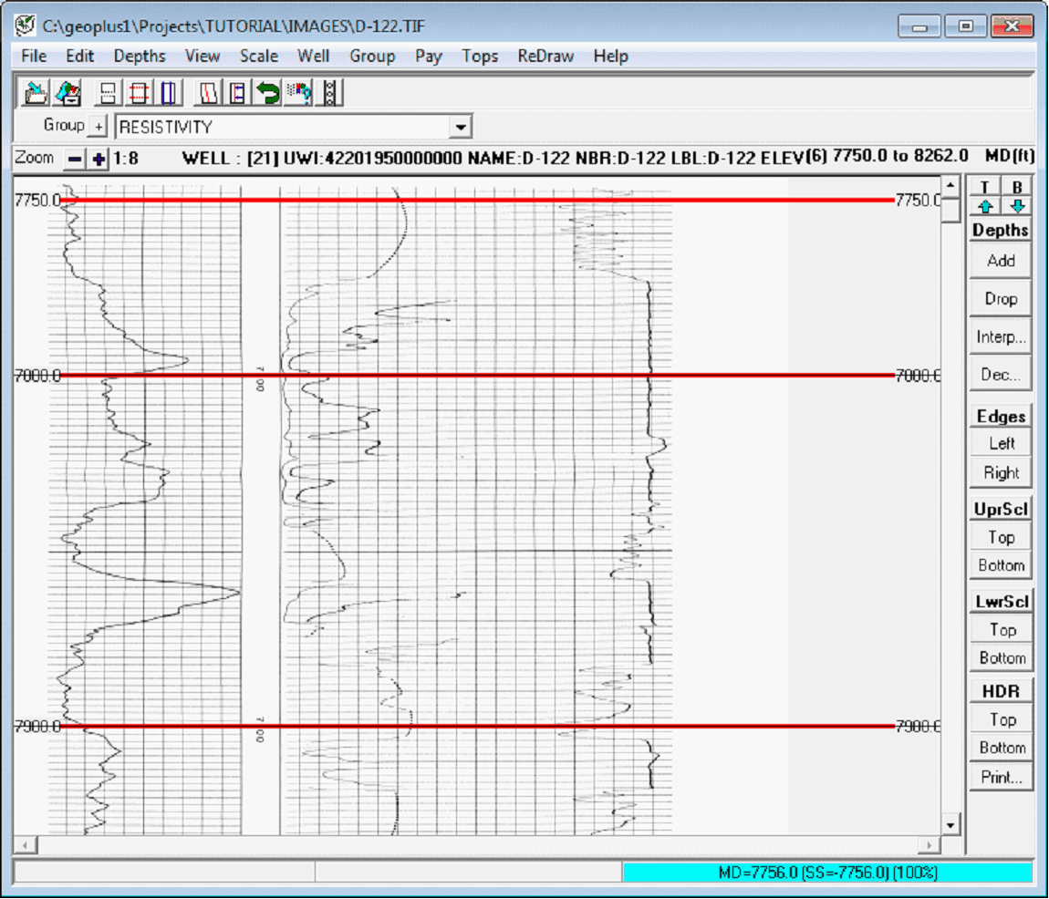 How to Digitize a Raster Log