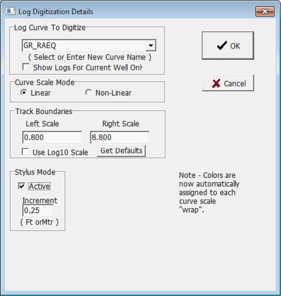 How to Digitize a Raster Log