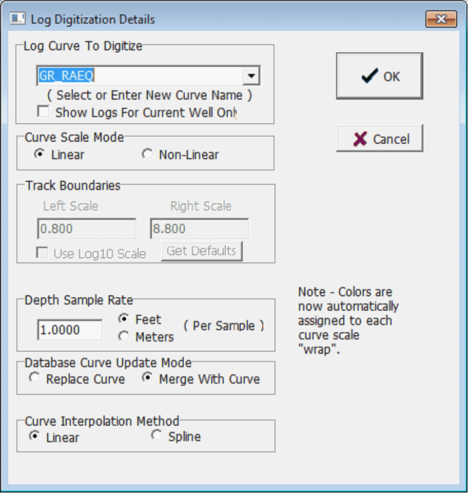 How to Digitize a Raster Log
