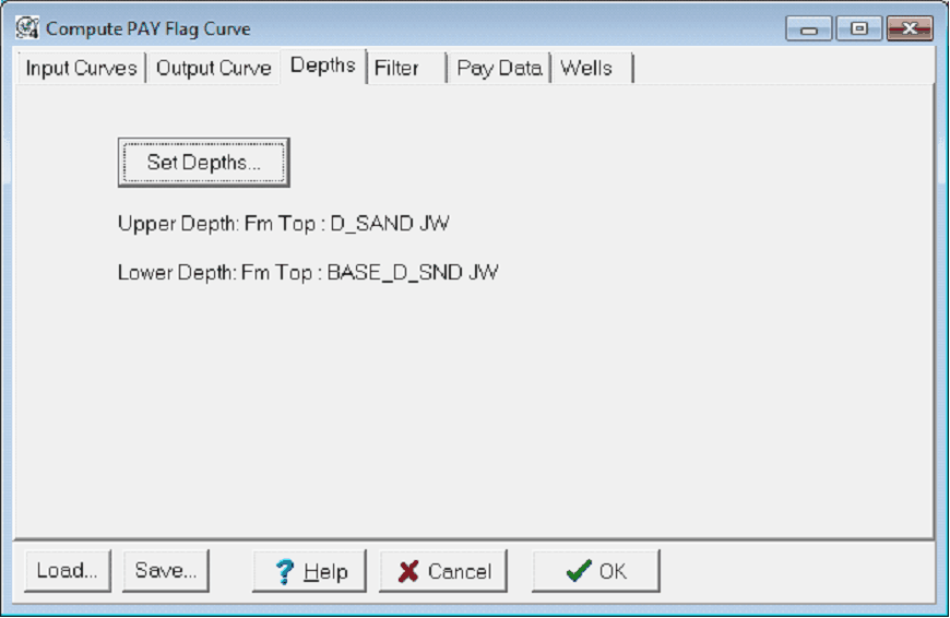 Compute pay flag curve
