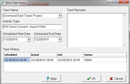 Petra Task Scheduler (Standard version only)