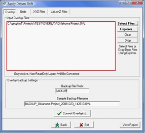 Reproject an Entire Project to a Different Reference Datum