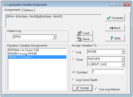 Log equation assignments
